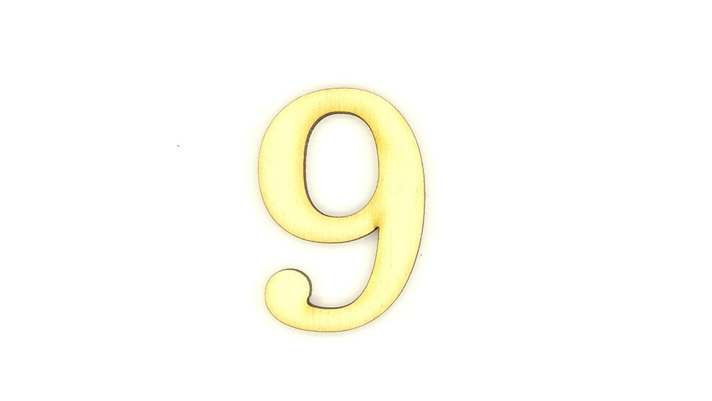 Szám 9 nagy 4,5 cm - Create Yourself hobbyáruház festhető alapanyagok ...